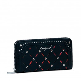 Large die-cut studded purse - Sabina