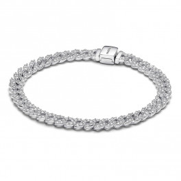 Timeless Pavé Cuban Chain Bracelet 593008C01 - Sabina