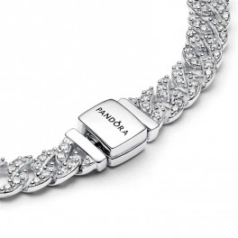Timeless Pavé Cuban Chain Bracelet 593008C01 - Sabina