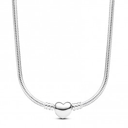 Collana Pandora Moments Catena a serpente con chiusura a cuore ...