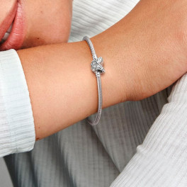 Bracciale Pandora Moments con catena a serpente e chiusura a farfalla ...