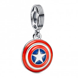 Marvel Avengers Captain America Bouclier Pendentif Charm 790780C01 - Sabina