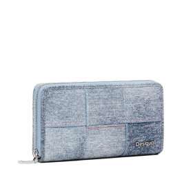 Braided denim effect purse - Sabina